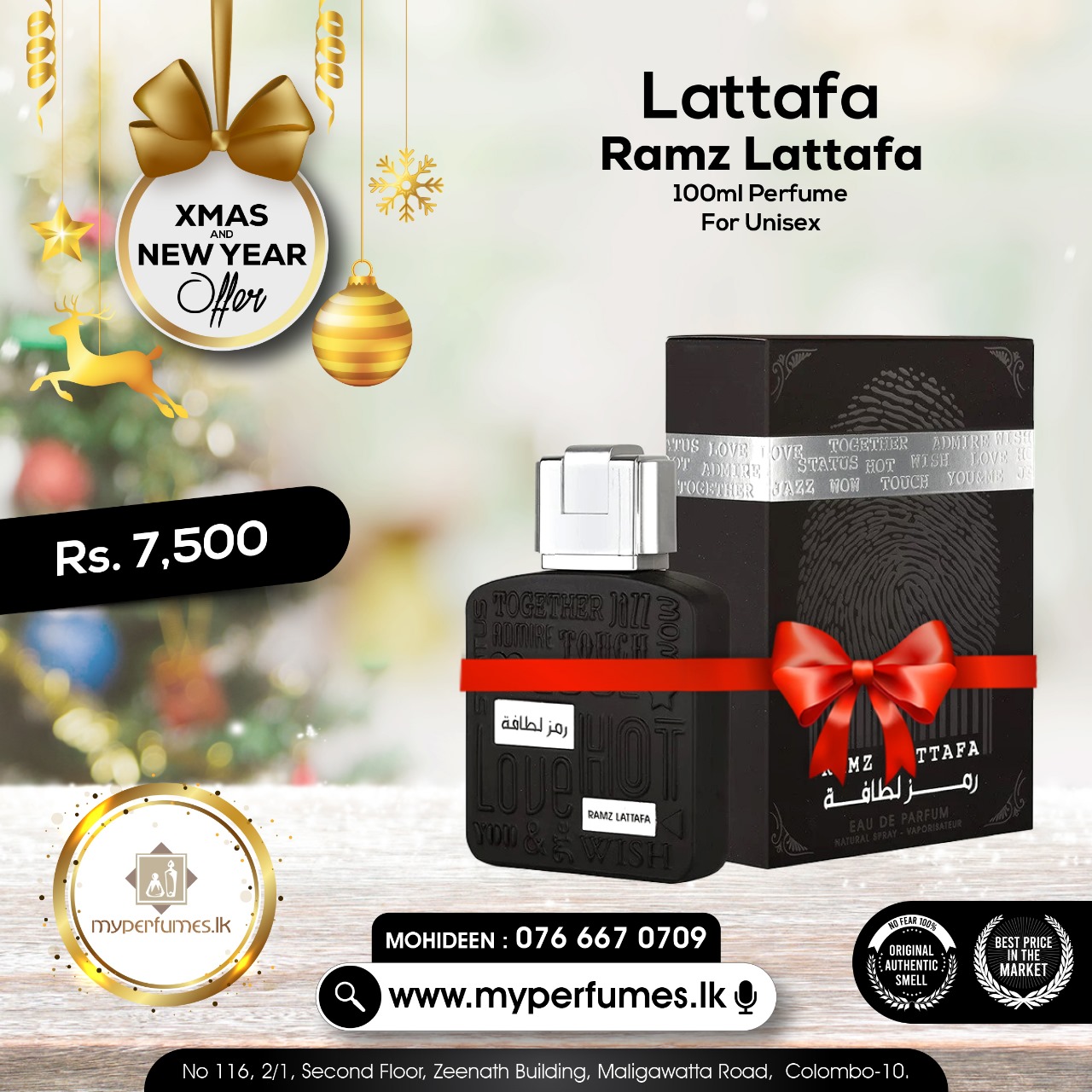 Lattafa Ramz Silver EDP 100ml – My Perfumes